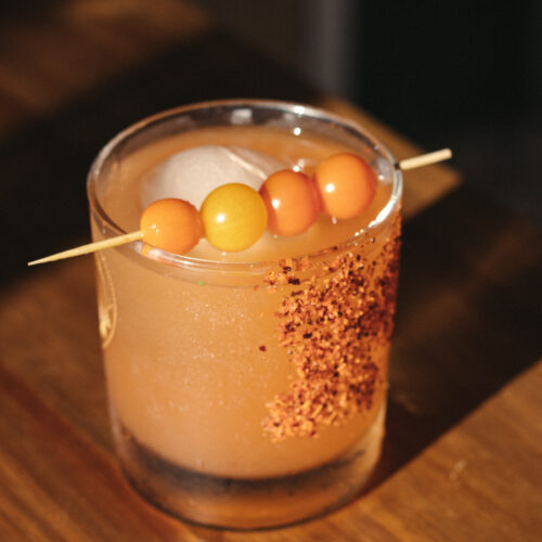 Smoky Tomato Basil Leo-rita | ladyandthegentlewoman.com